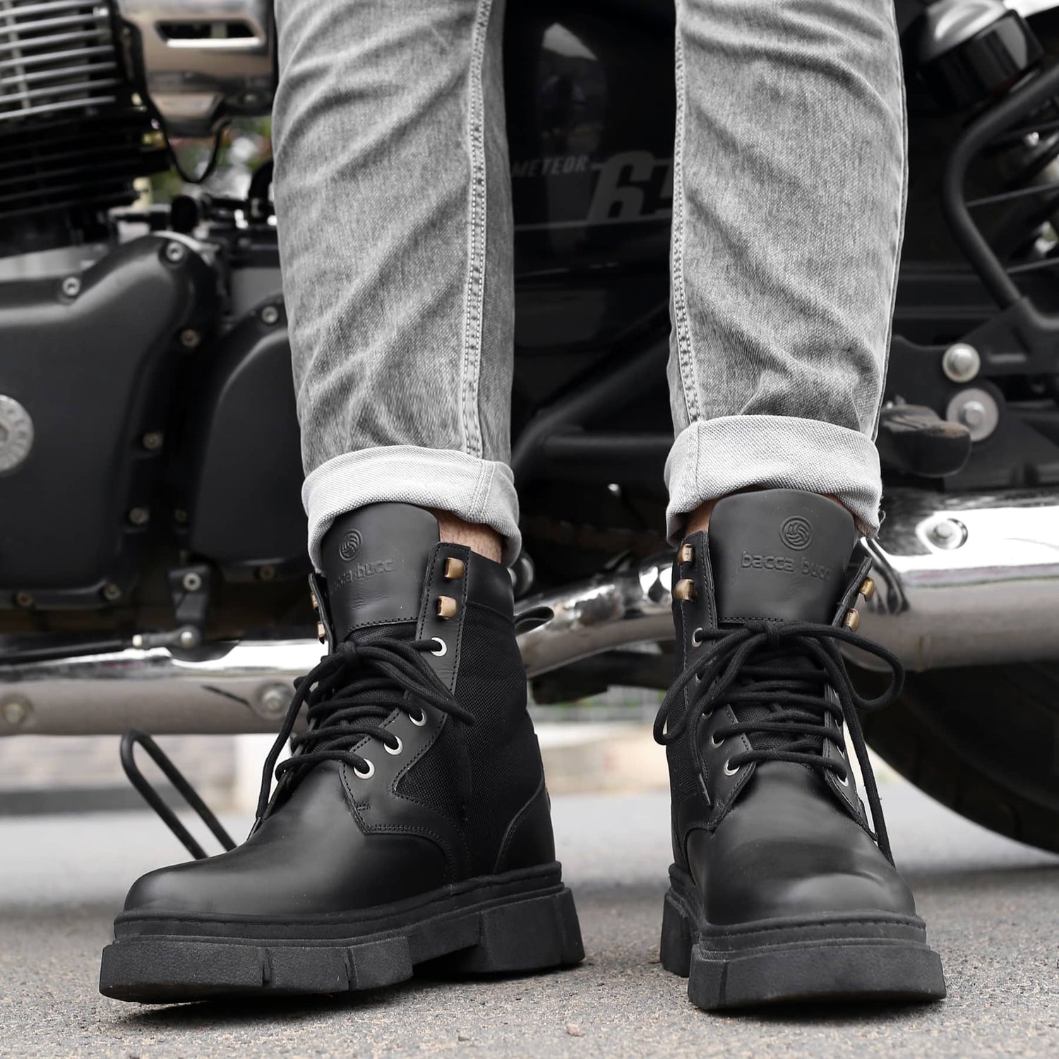 Combat Boots | Bacca Bucci Pathfinder | Chunky Rubber Sole Combat Boots ...