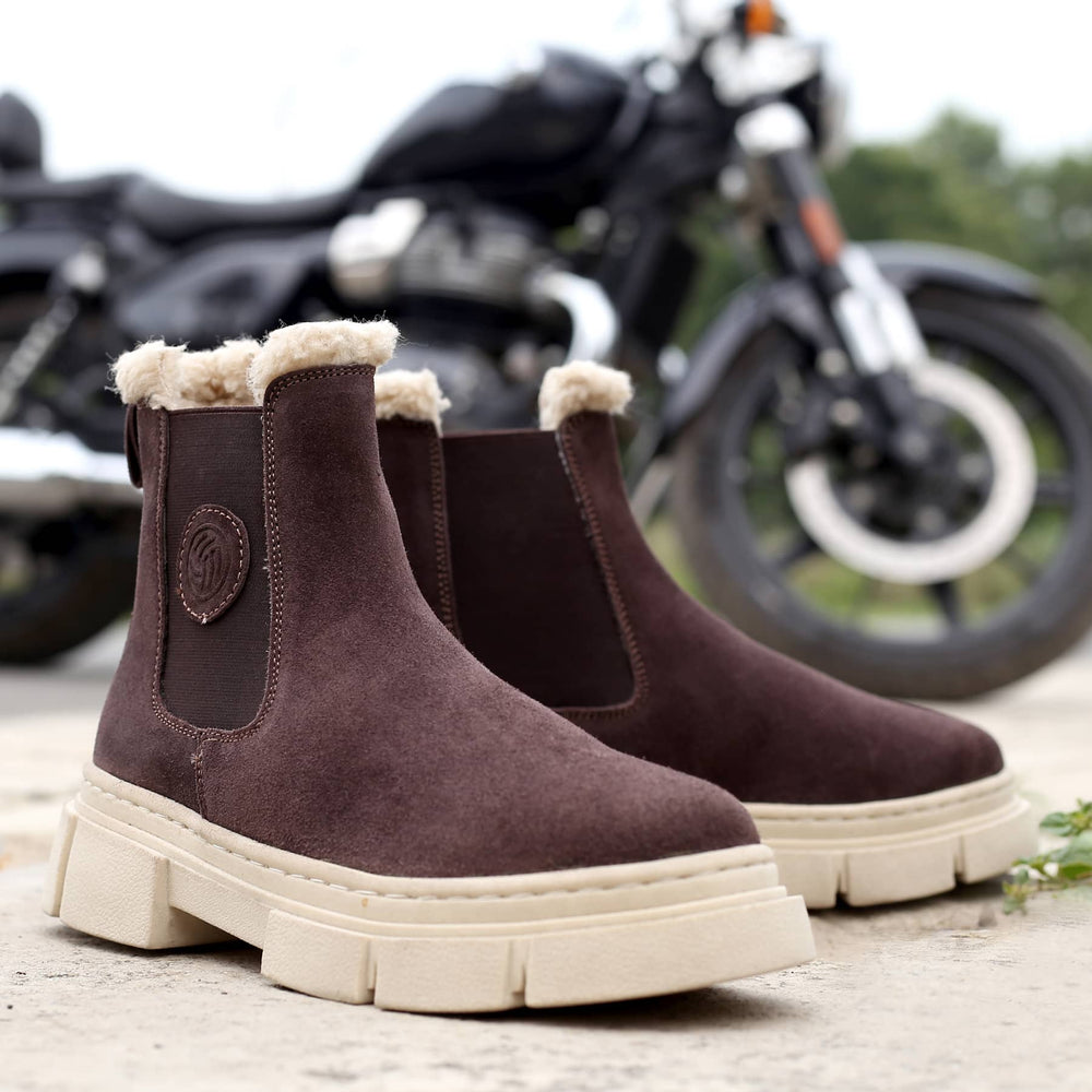 Chelsea Boots | Bacca Bucci Alpine Armor | Men's Suede Chelsea Snow ...