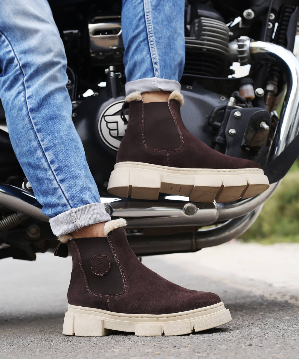 Chelsea Boots | Bacca Bucci Alpine Armor | Men's Suede Chelsea Snow ...