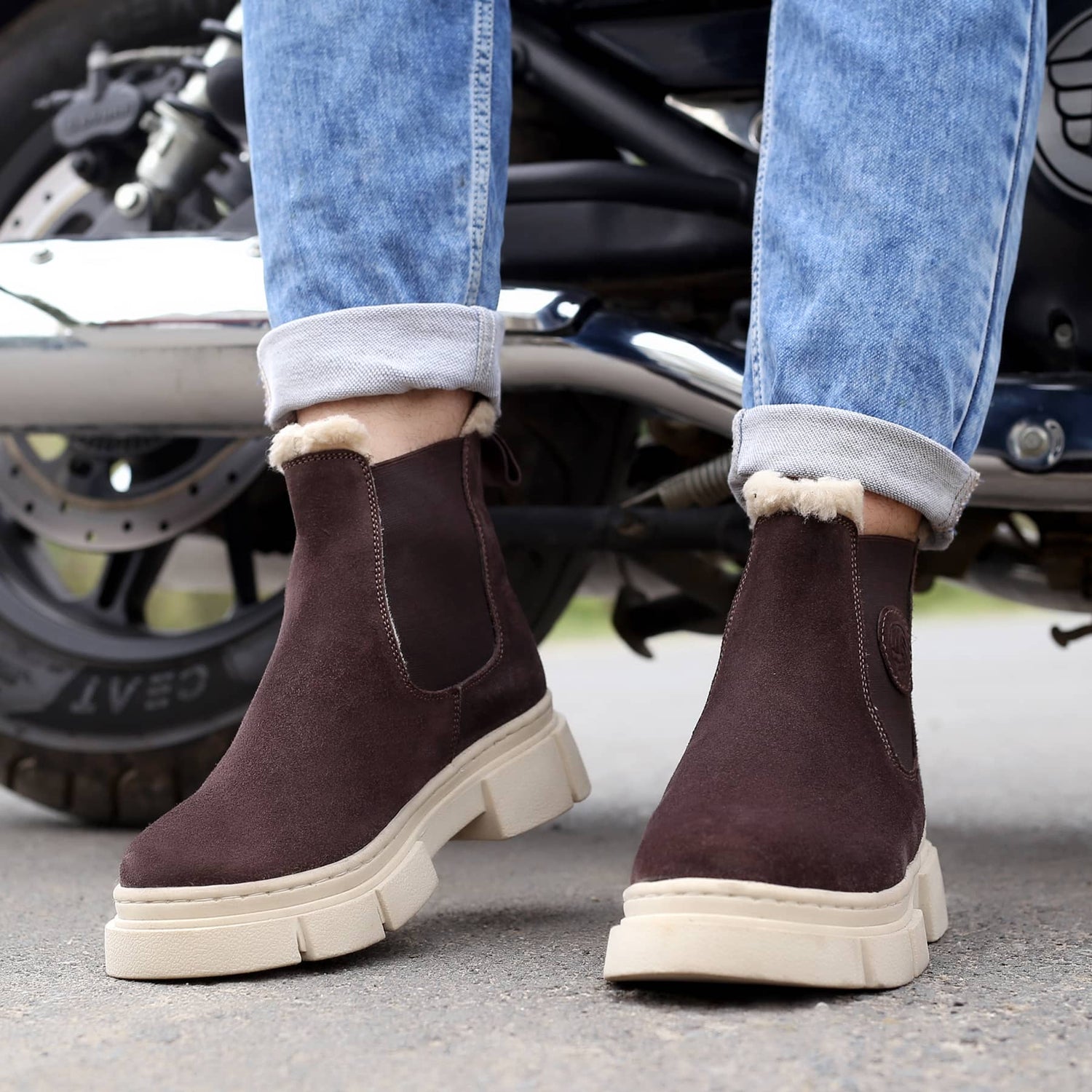 Chelsea Boots | Bacca Bucci Alpine Armor | Men's Suede Chelsea Snow ...