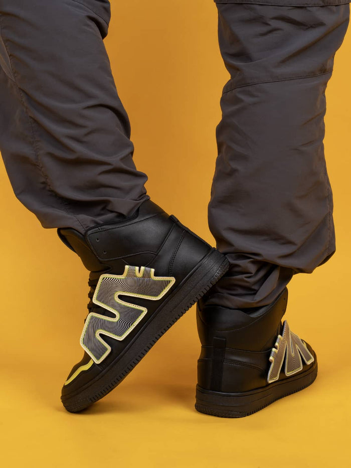 Bacca Bucci High Top Patch Play Men's Sneakers | Comfort & Urban Cool