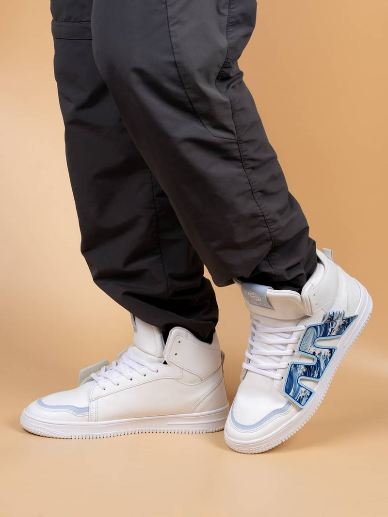 Bacca Bucci High Top Men's Sneakers | Stylish Patch Play Footwear