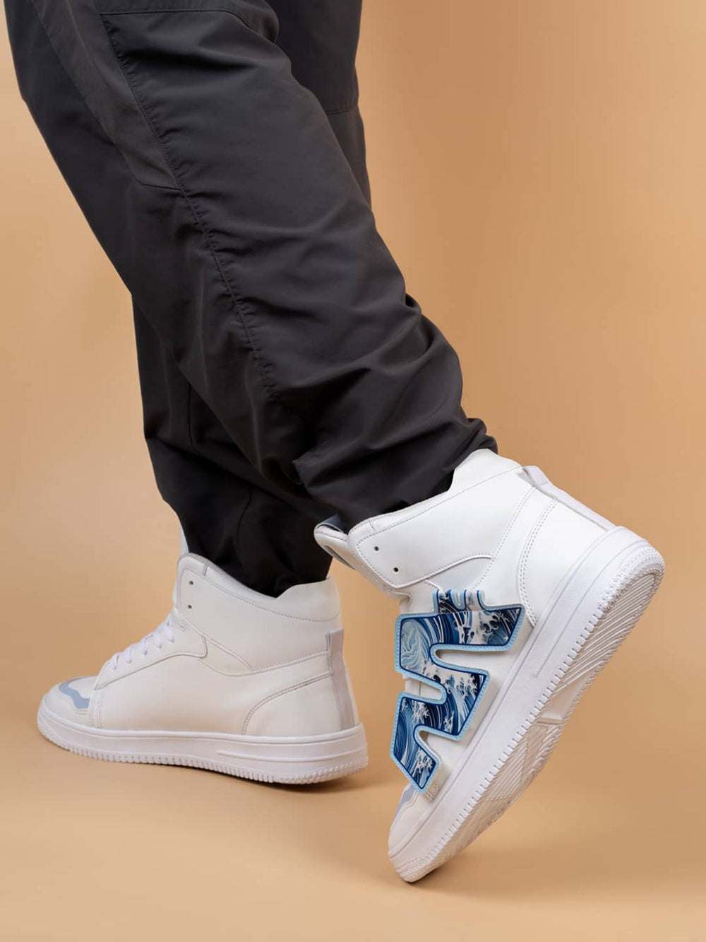 Bacca Bucci High Top Men's Sneakers | Stylish Patch Play Footwear