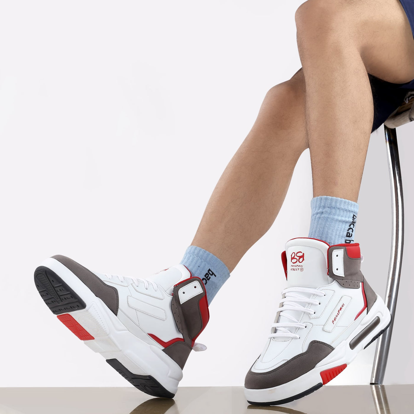 High Top Sneakers | Bacca Bucci Vengeance | High Top Sneakers in Korean ...