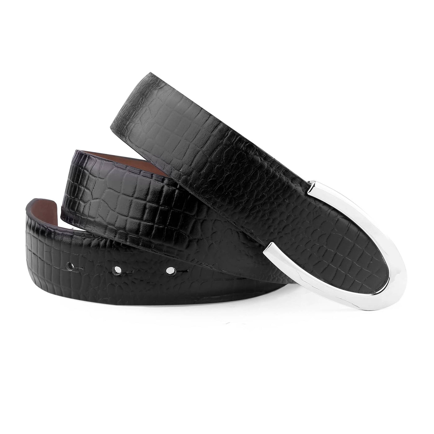 Genuine Leather Belt | Semi-Formal Dress Belts with Stylish Buckles ...