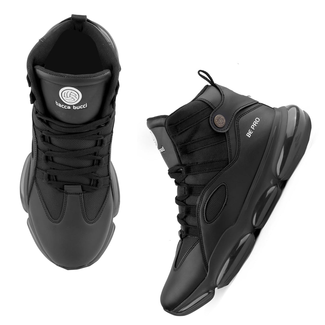 Bacca Bucci DOMINATOR Mid-Top Street Fashion Chunky Sneakers