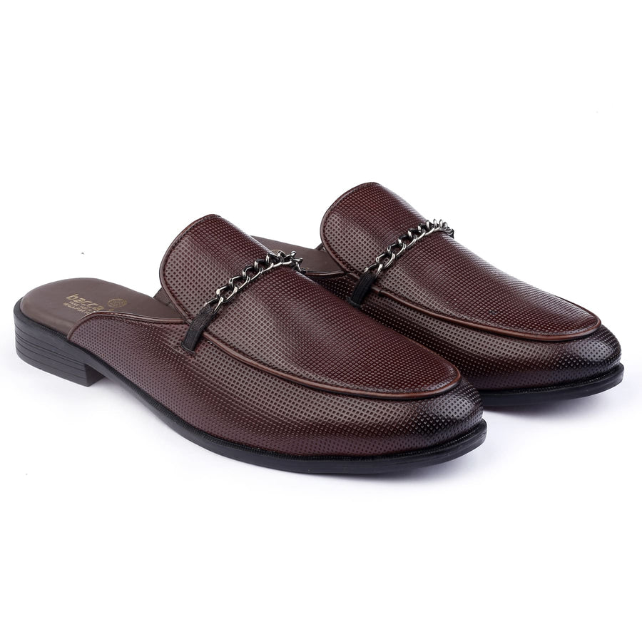 Bacca Bucci Men MOROCCO Mules Loafers with Comfortable Memory Insoles