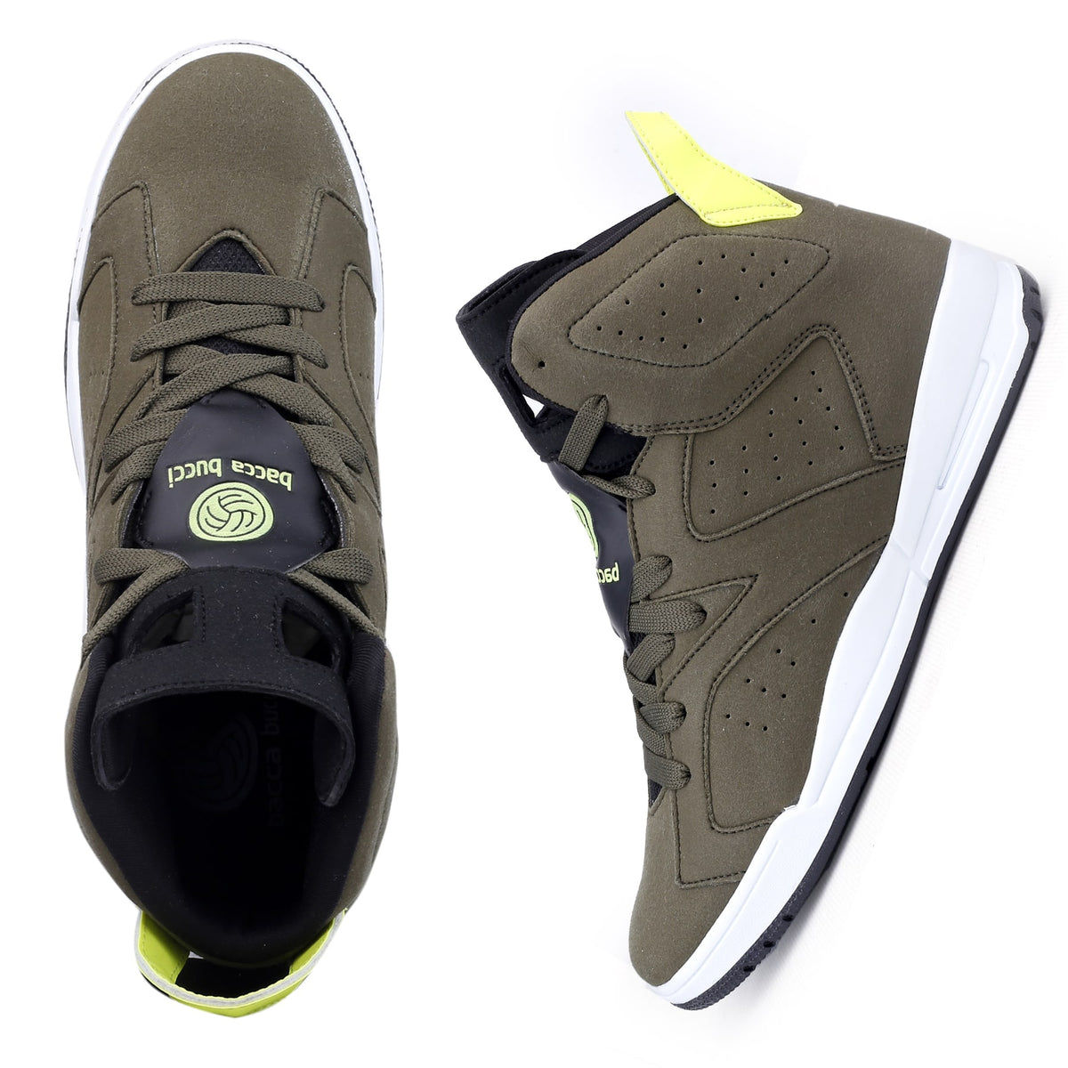 High Top Sneakers | Bacca Bucci Demon | High Top Flat Outsole Sneakers