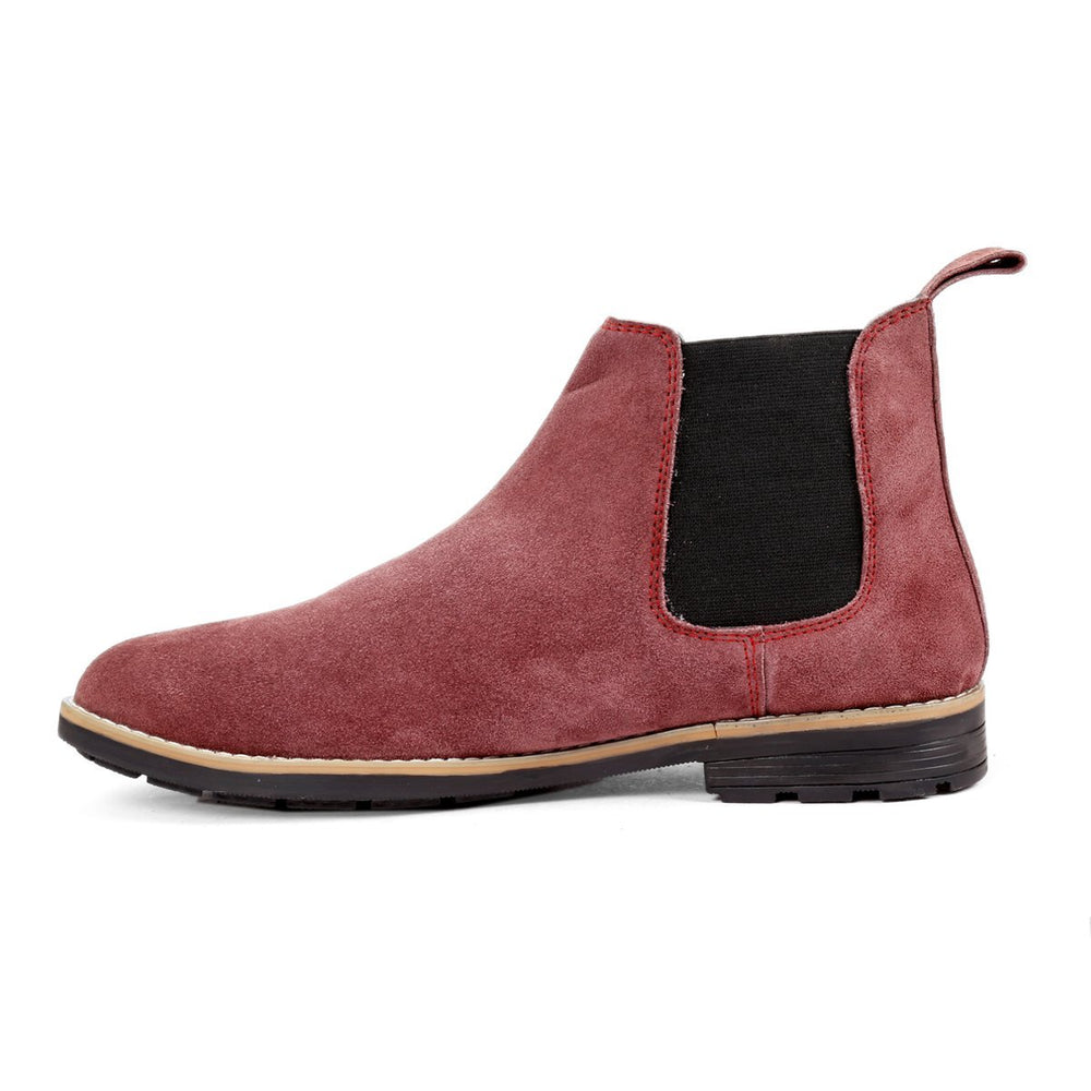 Leather Boots | Bacca Bucci Brewster | Chelsea Slip on Boots in Suede ...