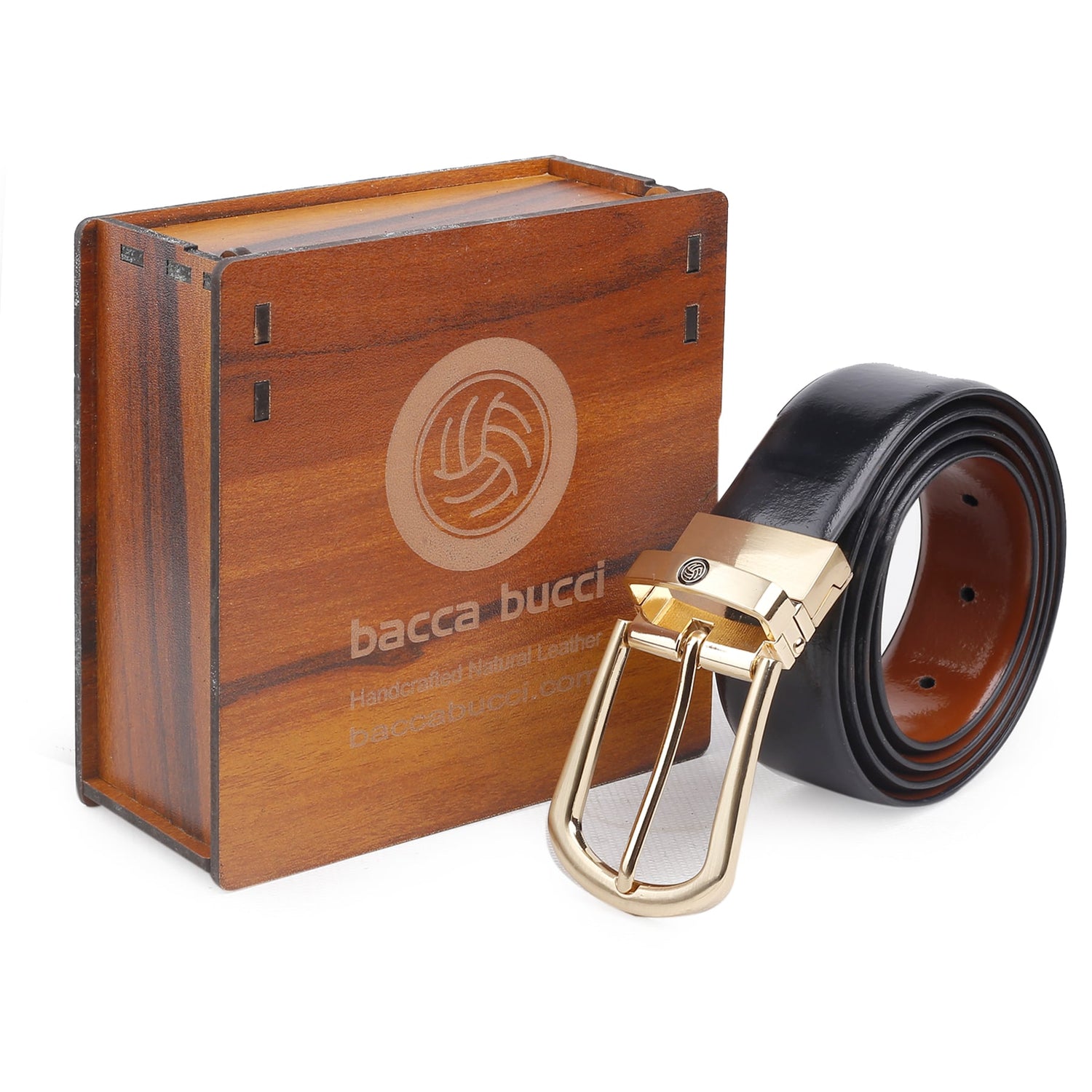 Bacca Bucci Reversible Genuine Leather Formal Dress Belts